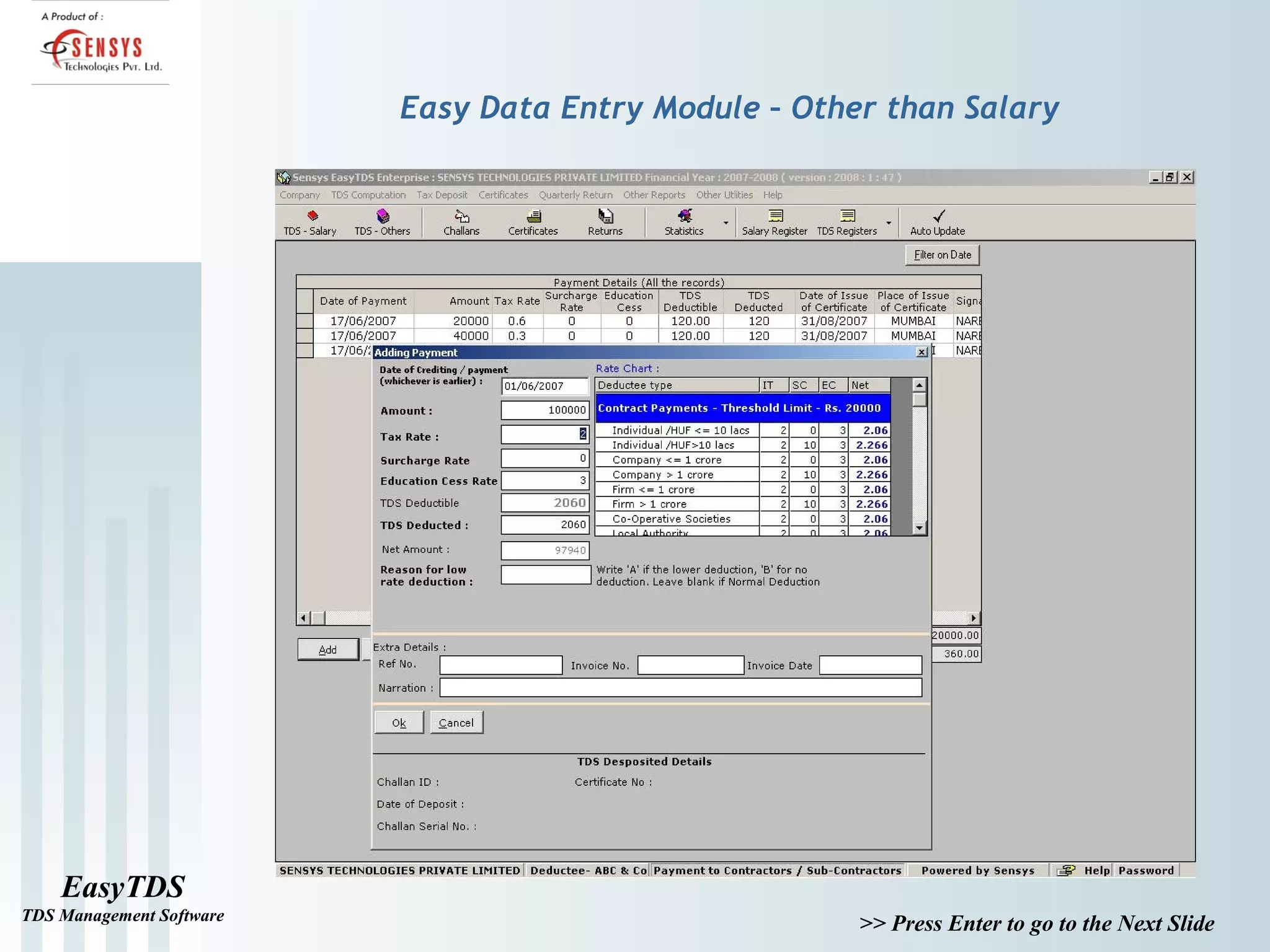 EasyTDS - TDS Management Software | PPS
