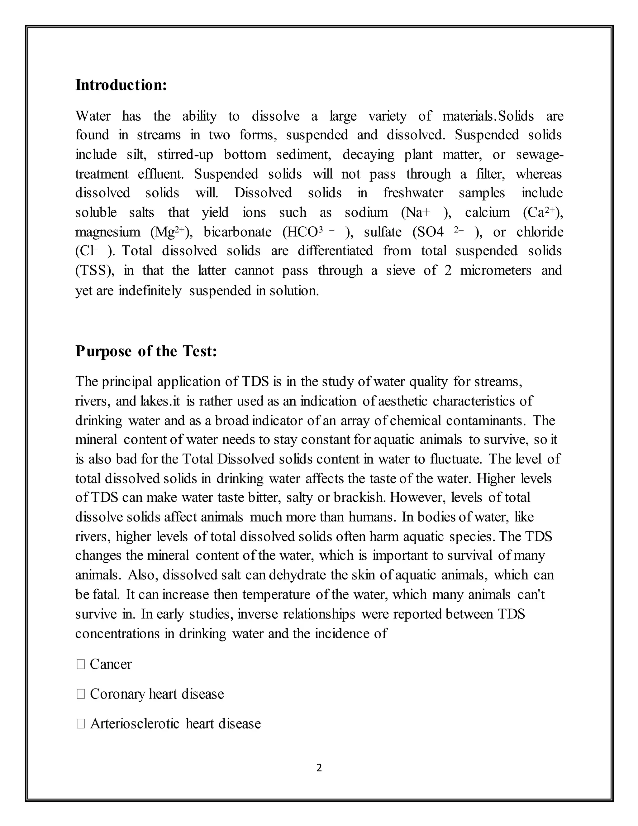 Total dissolved solids | DOCX