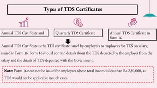 The Ultimate Guide to TDS: Rules and Certificate Explained | PDF ...