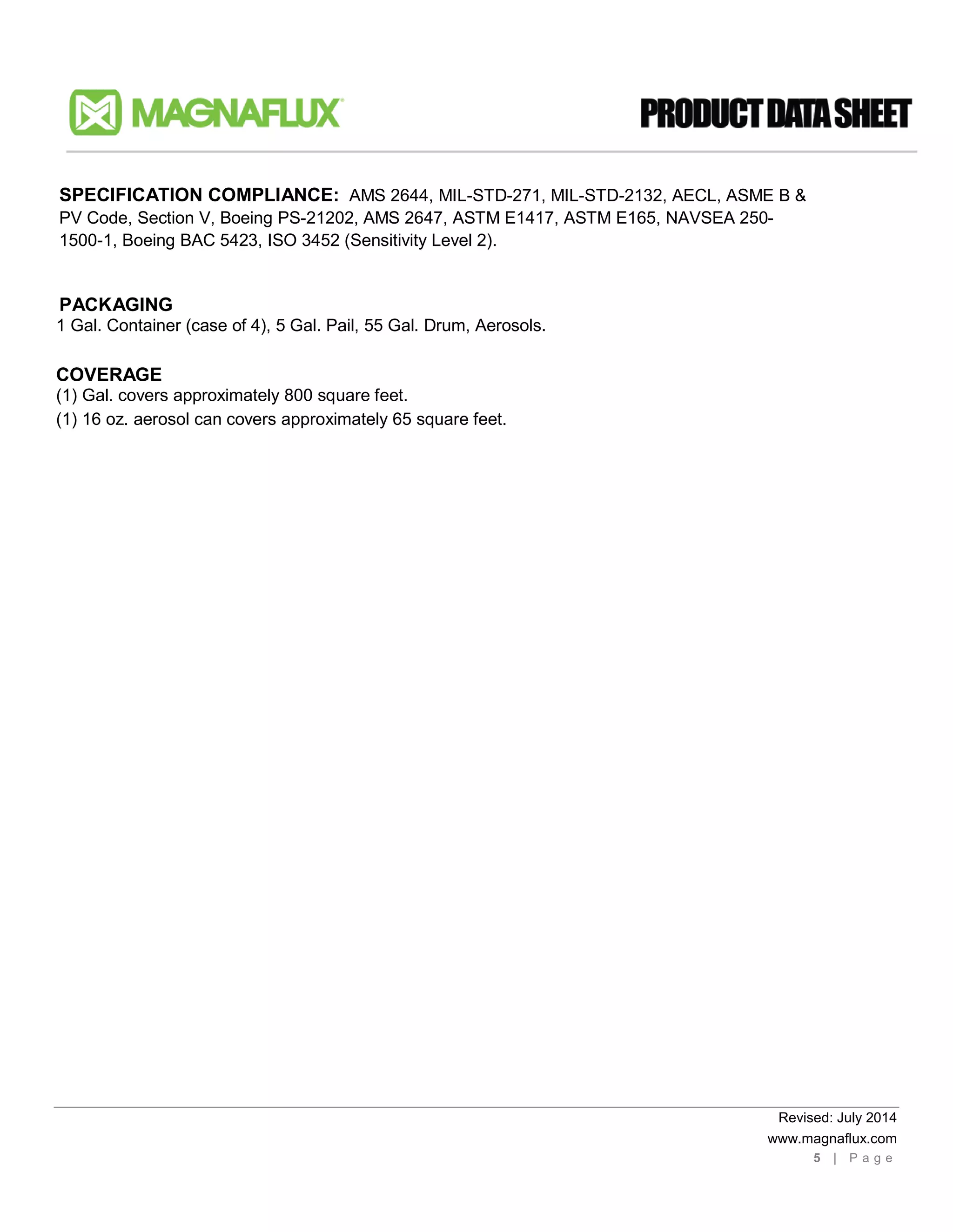 Tds -magnaflux-spotcheck skl-sp2 (solvent removable red penetrant ...