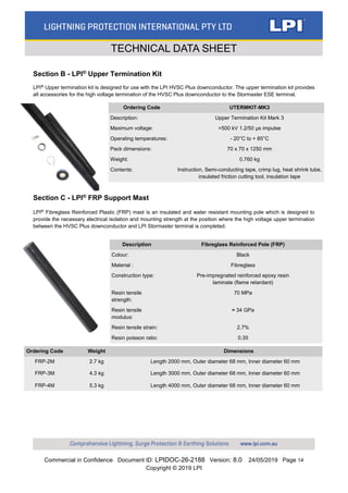Catalog kim thu sét Stormaster | PDF