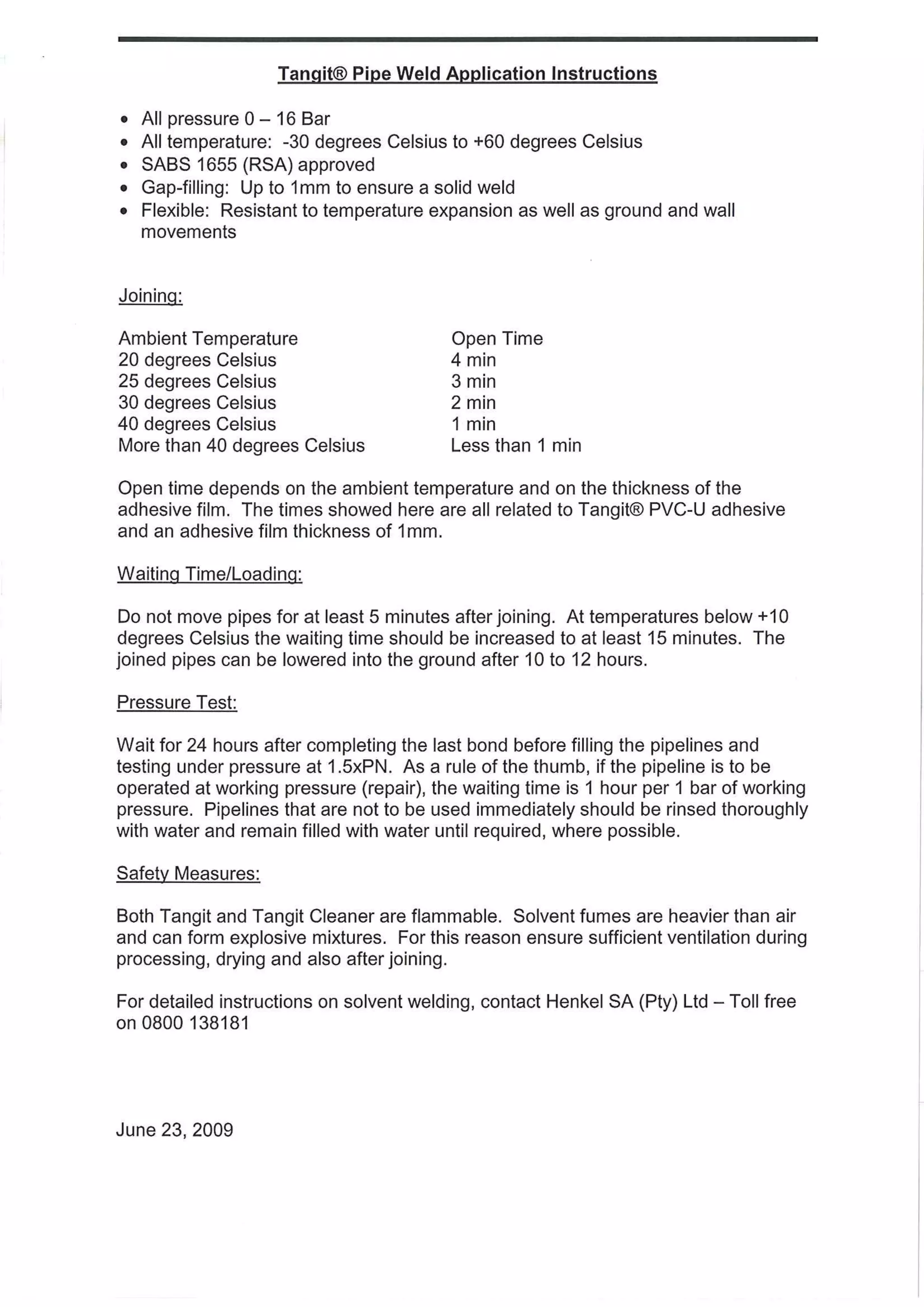 Tds tangit-pvc-u-solvent-cement | PDF
