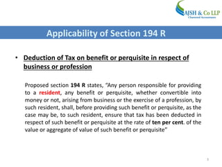TDS-under-section-194R-and-194S.pdf | Personal Taxes | Personal Finance