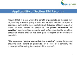 TDS-under-section-194R-and-194S.pdf | Personal Taxes | Personal Finance