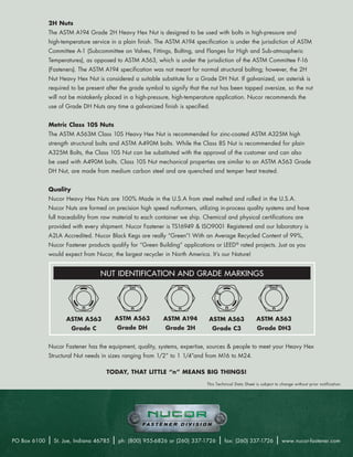 Tds 001 heavyhexnuts | PDF