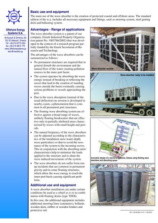 Floating Wave Absorbers of Intense Floatation | PDF | Science