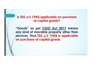 TDS 194Q vs TCS 206C(1H) | PPT