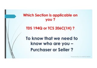 TDS 194Q vs TCS 206C(1H) | PPT