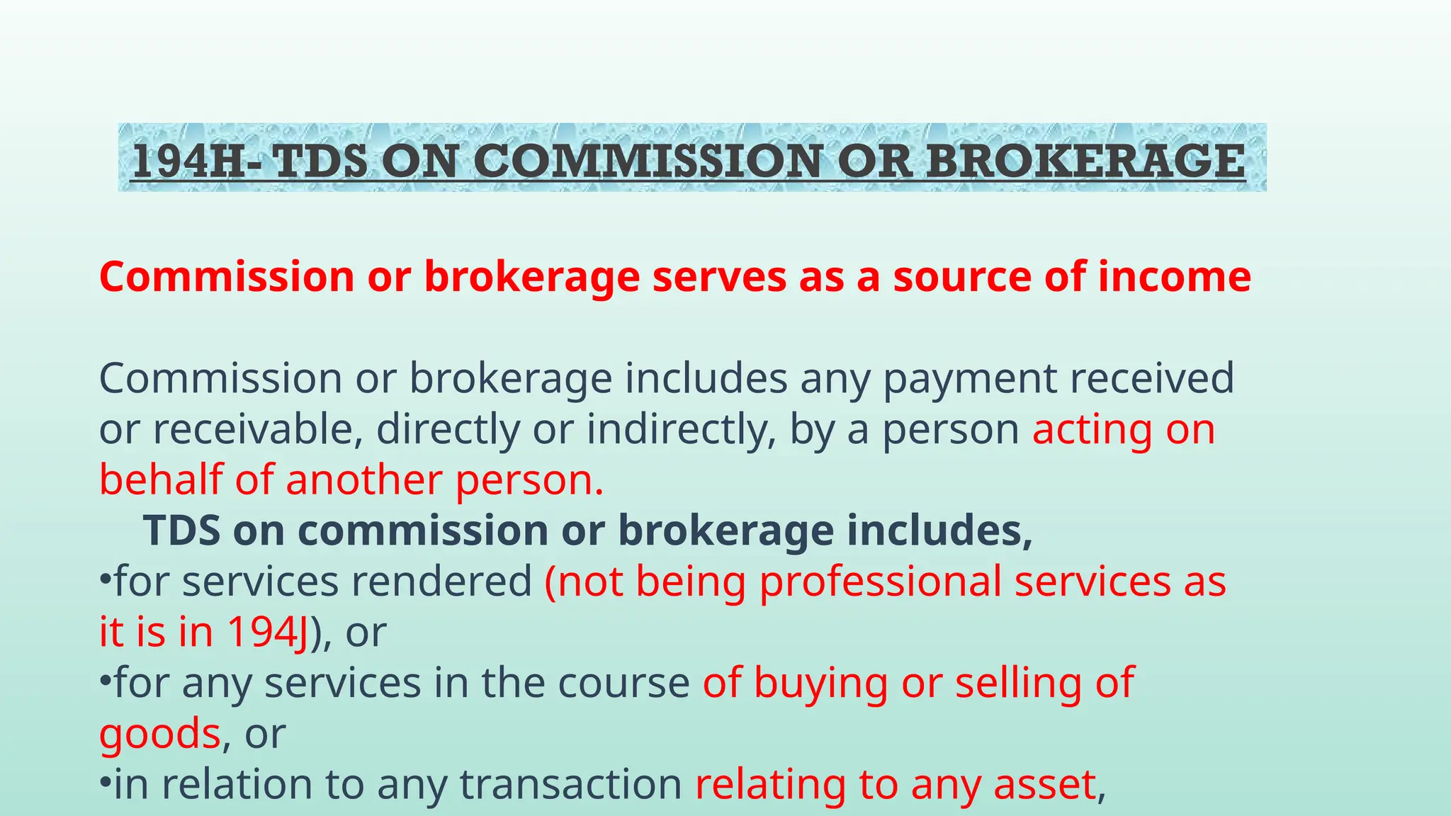 TDS and TCS of Income Tax Act.pptx in briefly | PPTX