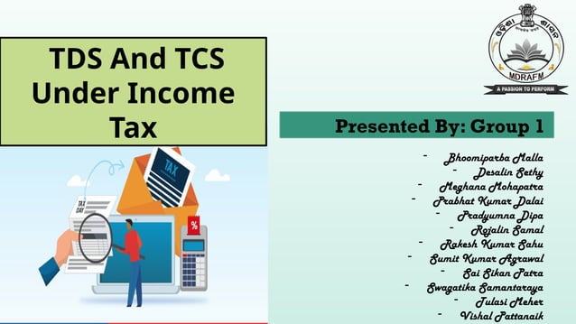 TDS and TCS of Income Tax Act.pptx in briefly | PPTX | Personal Taxes | Personal Finance