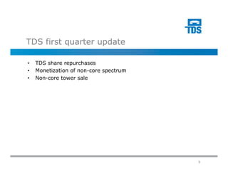 Tds and us cellular q1 2014 earnings presentation | PPT