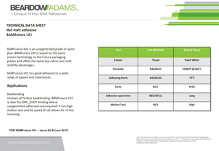 Tds bam futura 101 | PDF