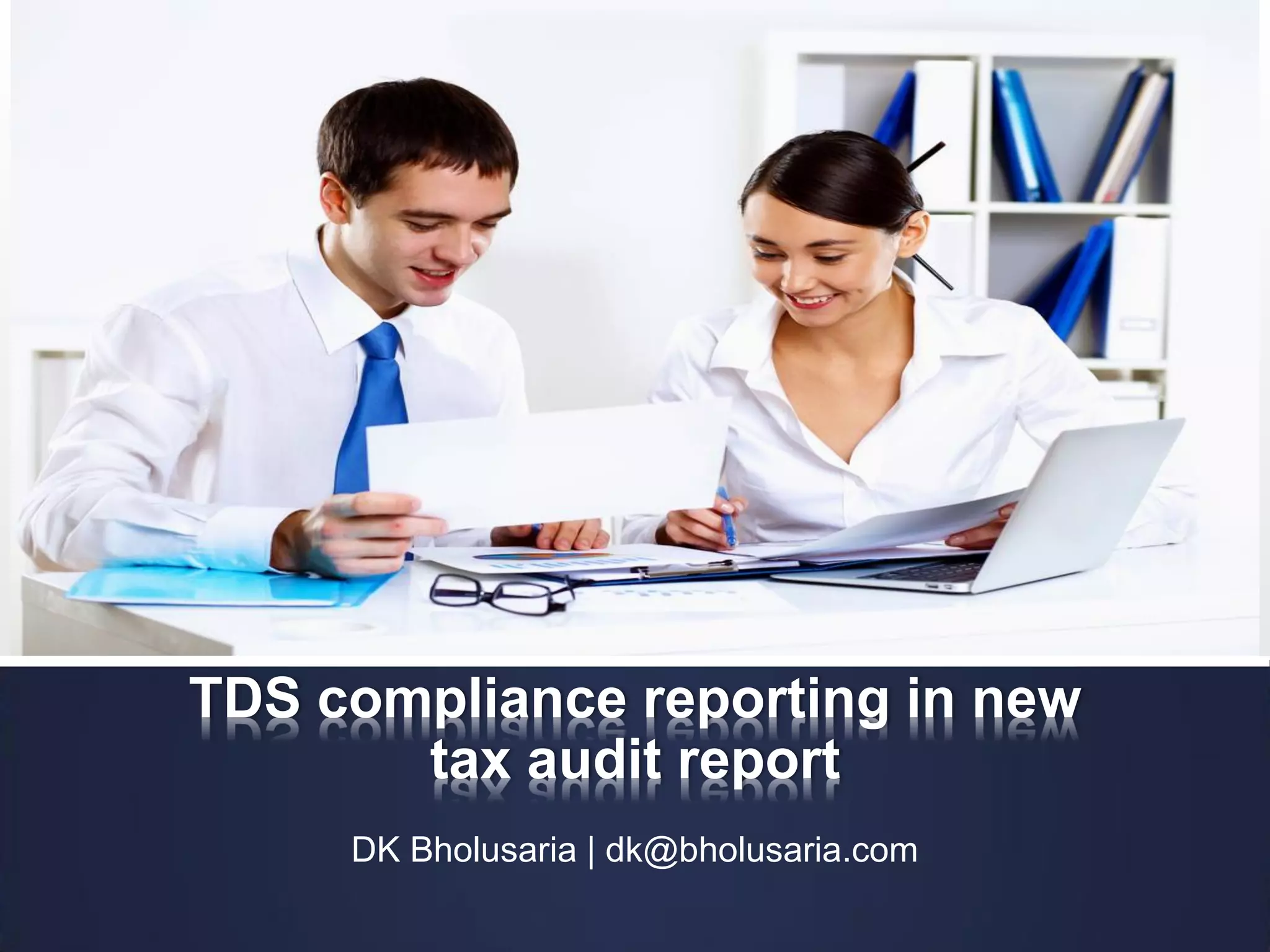TDS compliance reporting in new tax audit report (3CD) | PDF