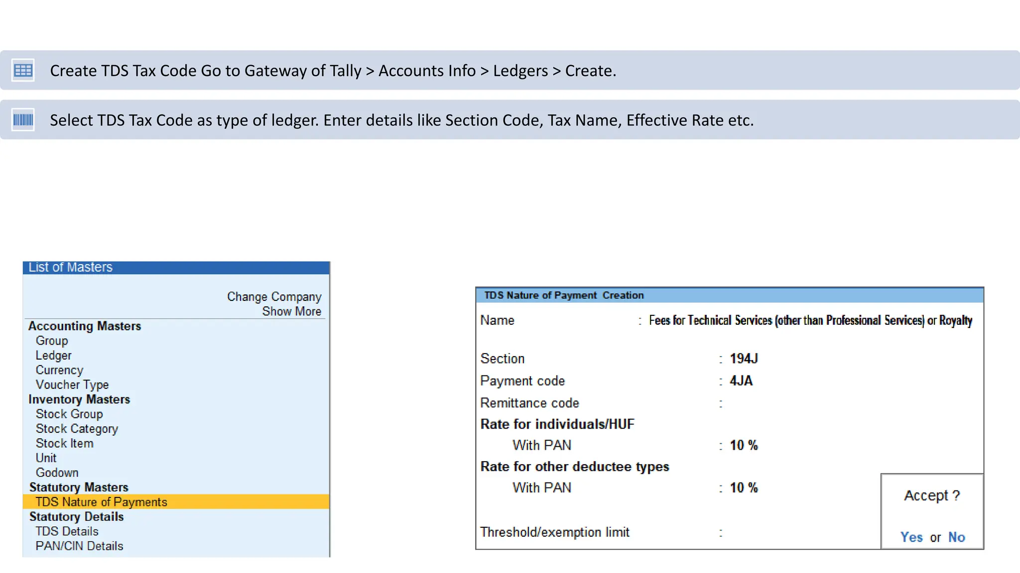 TDS in Tally Prime. Streaming tax Dudction at source | PPTX