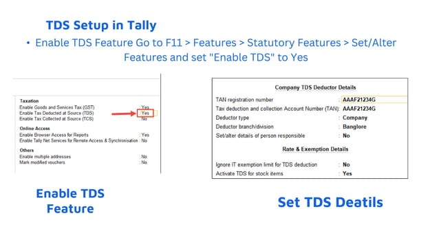 TDS in Tally Prime. Streaming tax Dudction at source | PPTX | Personal ...