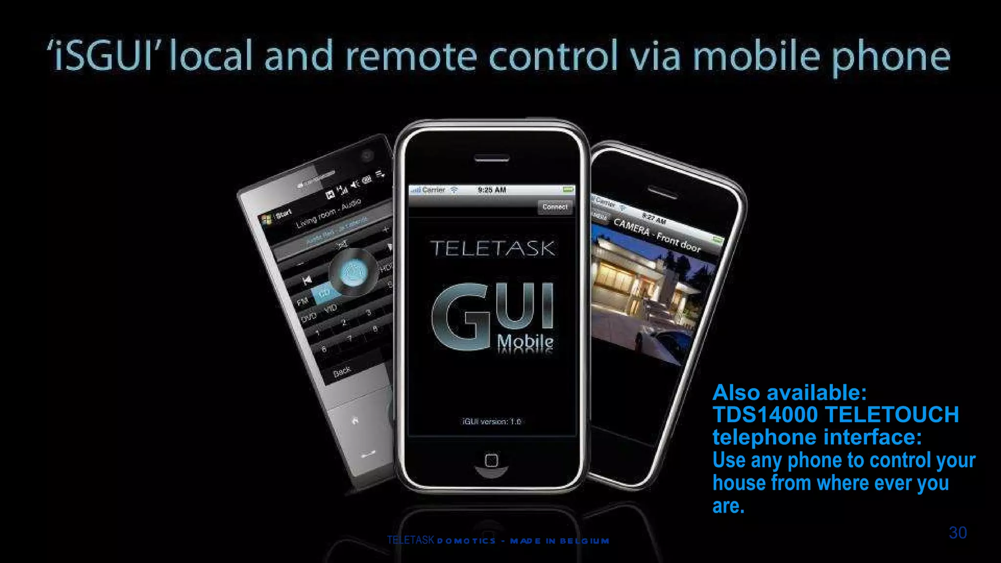 TELETASK Presentation for End-Users | PPT