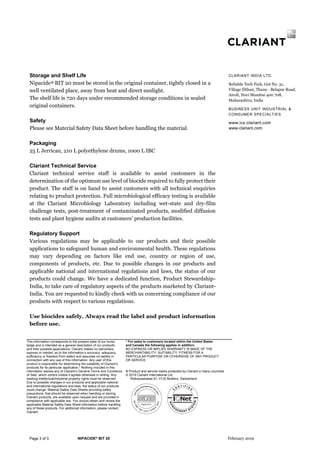 Tds nipacide bit 20 english | PDF