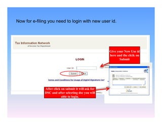 Tds online return filing | PDF