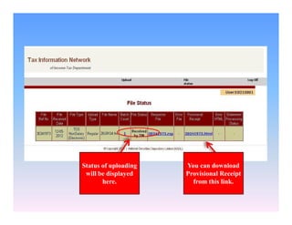 Tds online return filing | PDF