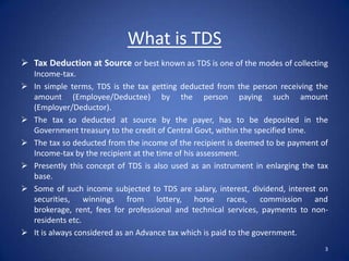 Tds overview final | PPTX