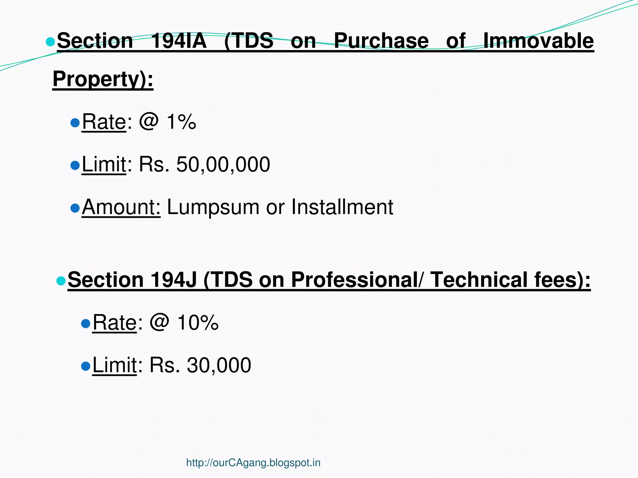 TDS (Tax Deducted at Source) | PDF
