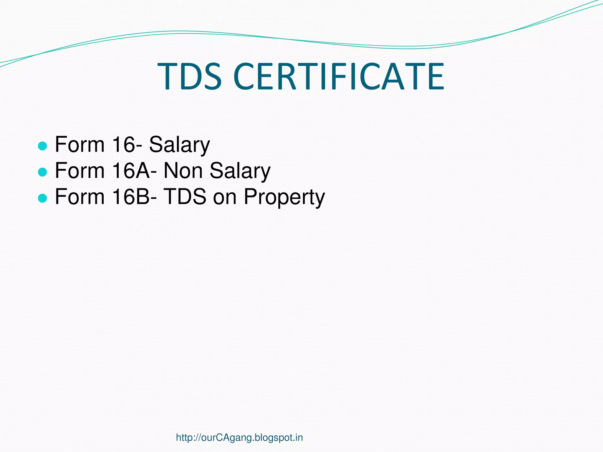 Tds Tax Deducted At Source Pdf