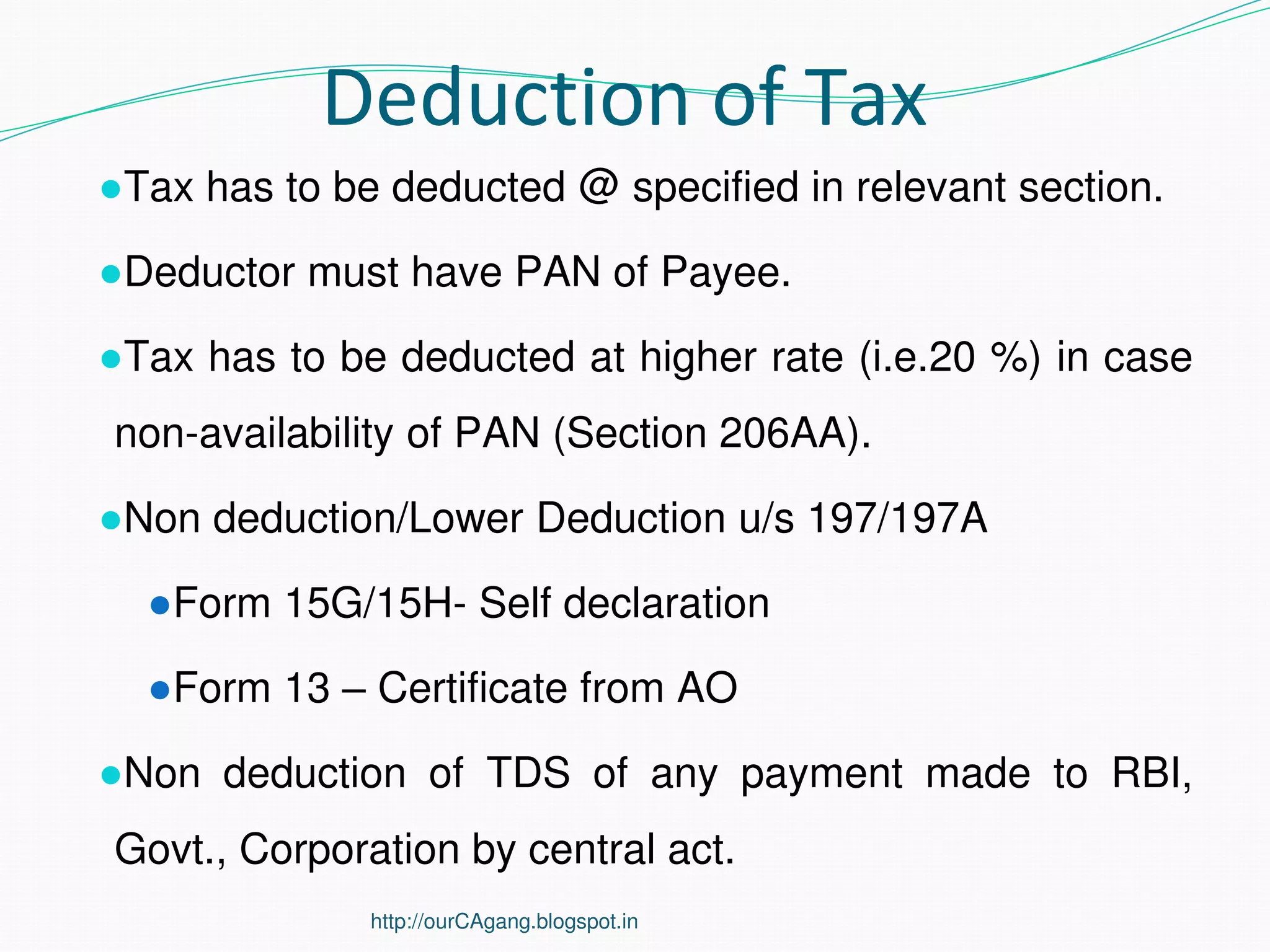 TDS (Tax Deducted at Source) | PDF