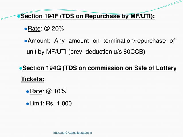 TDS (Tax Deducted at Source) | PDF
