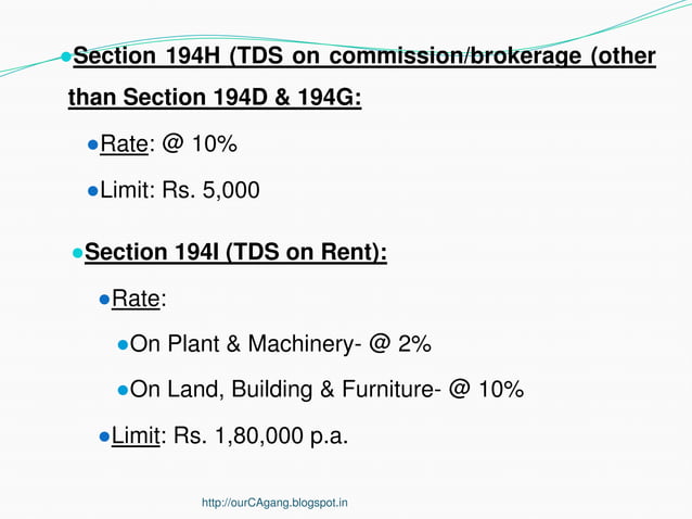 TDS (Tax Deducted at Source) | PDF