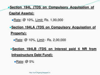 TDS (Tax Deducted at Source) | PDF