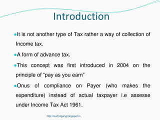 TDS (Tax Deducted at Source) | PDF