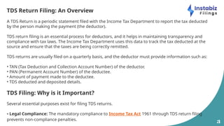 Quick and Easy TDS Return Filing Instructions | PPT