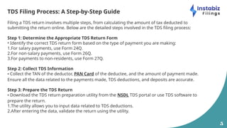 Quick and Easy TDS Return Filing Instructions | PPT