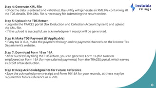 Quick and Easy TDS Return Filing Instructions | PPT