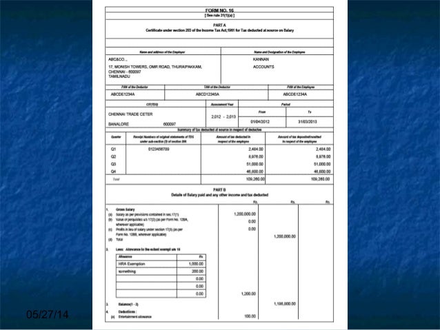 Tds Software Tds Return Tds Computation Tds Return Form 24q Tds