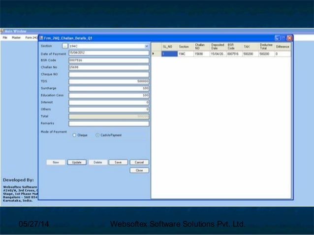 Tds software, tds return, tds computation, tds return form 24q, tds ...