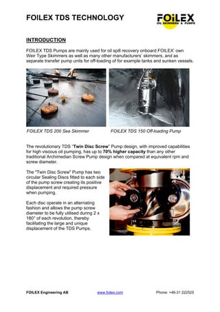 Foilex TDS Technology - EPS Marine | PDF