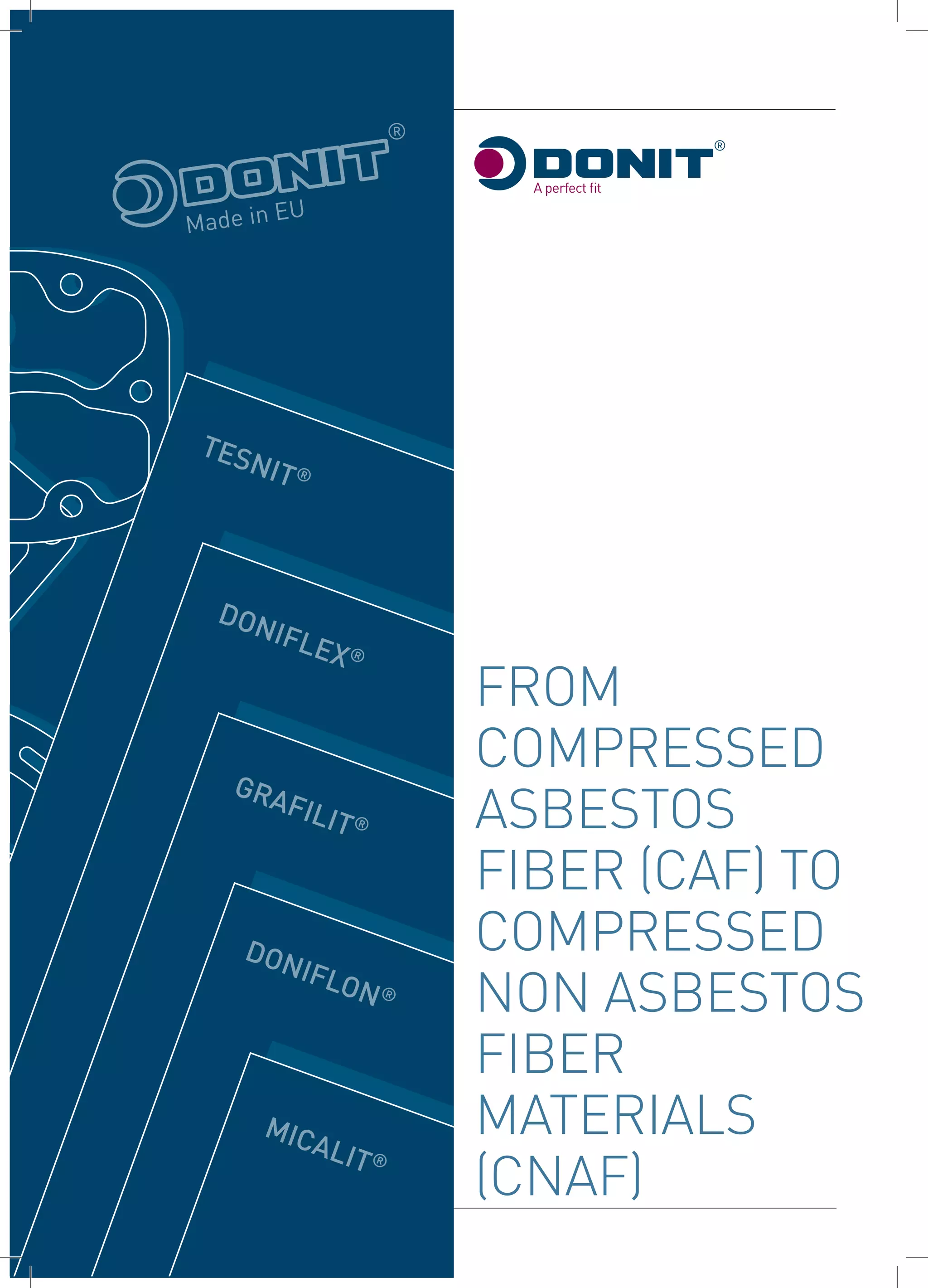 DONIT Tesnit Guide to AsbestosFree | PDF