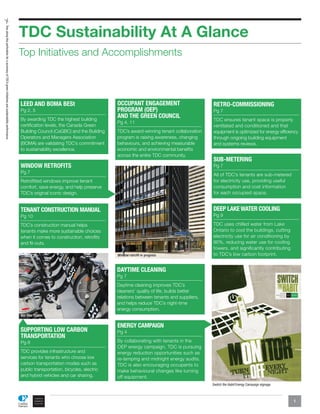 Td sustain report | PDF