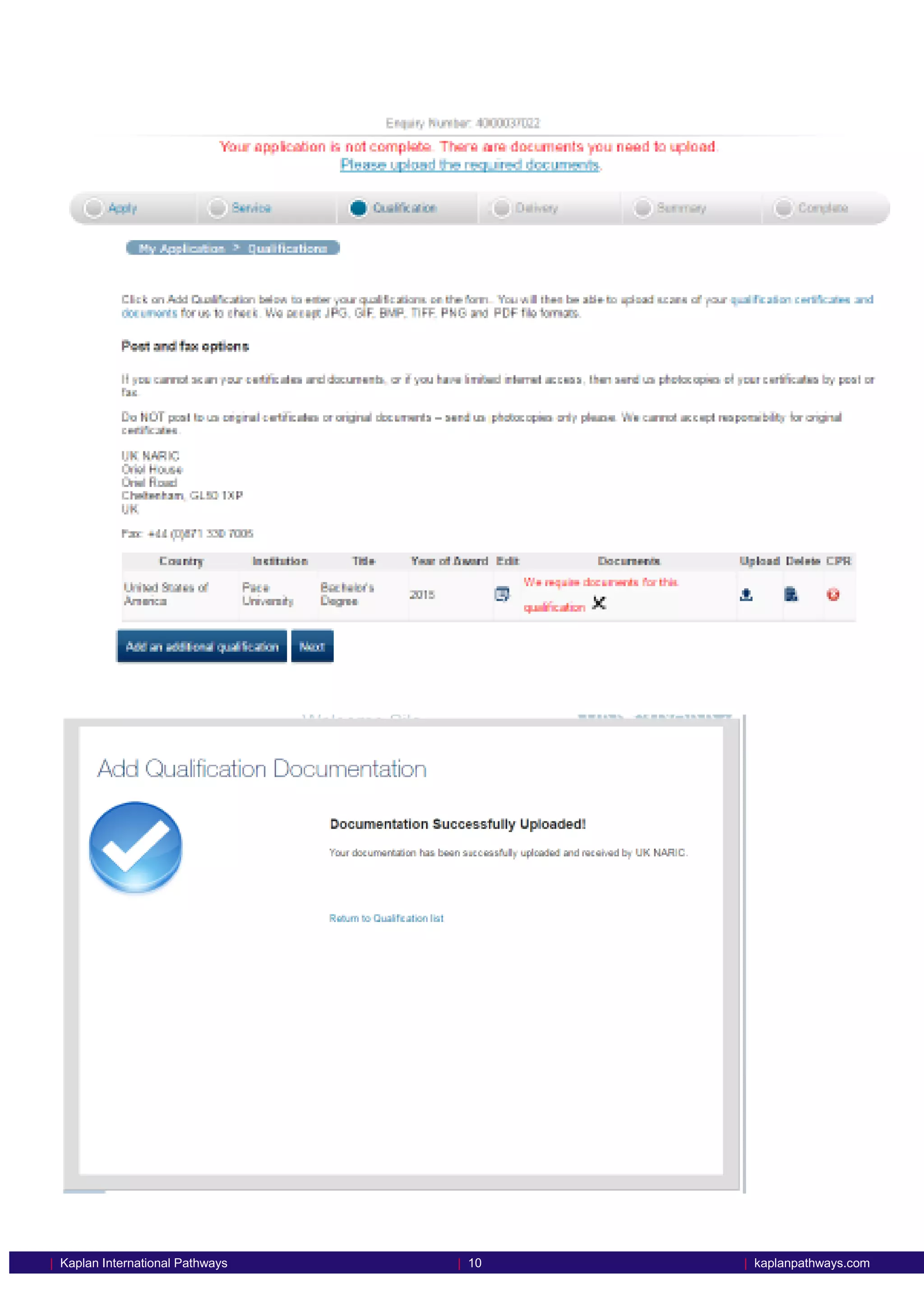 UK NARIC Evaluation | PDF