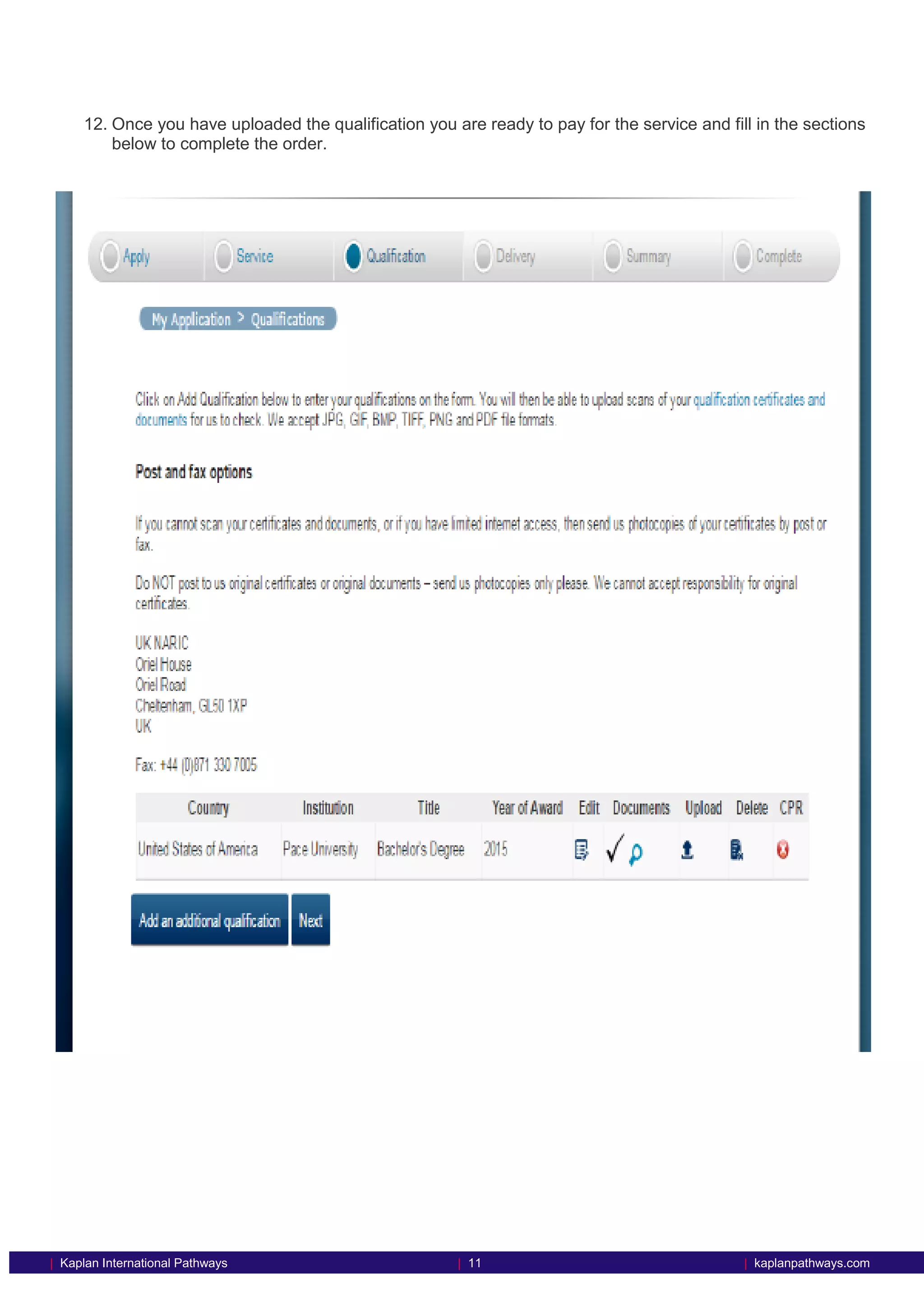 UK NARIC Evaluation | PDF