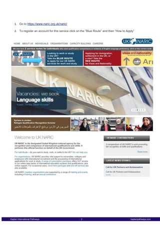 UK NARIC Evaluation | PDF | Postgraduate Education | College Education