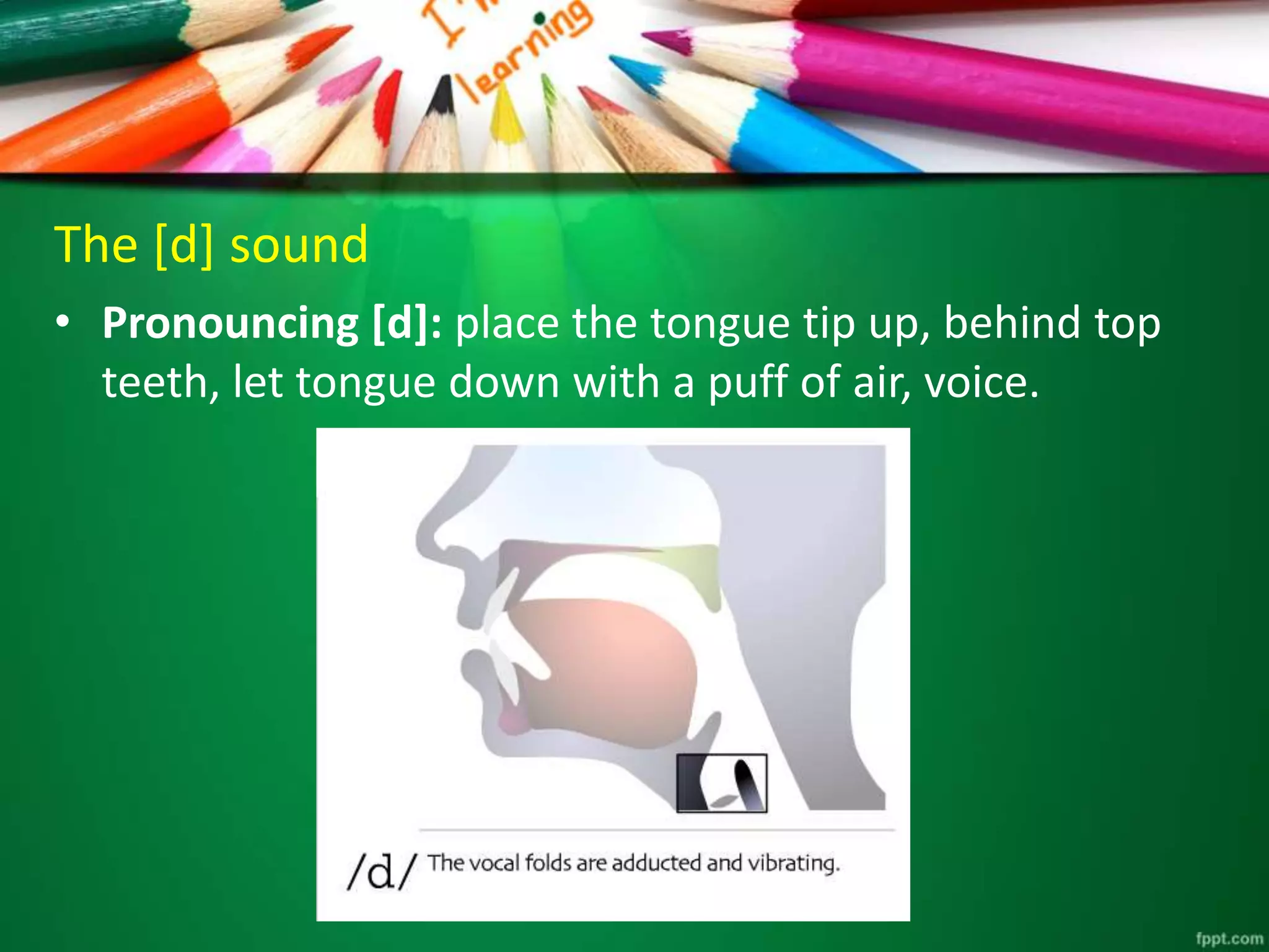 /t/, /d/ and "th" sound | PPTX