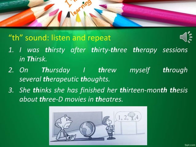 /t/, /d/ and "th" sound | PPTX