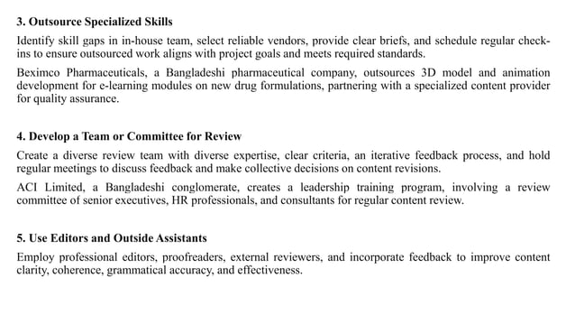 training development about simulation and content development | PPT