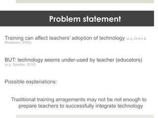 Teacher Design Teams for technology integration in education | PPT
