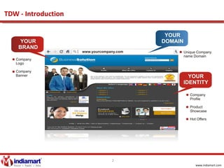 Tdw training ppt-final | PPT
