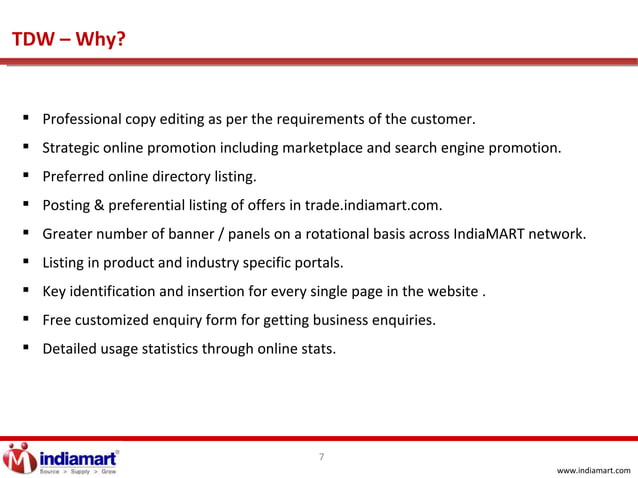 Tdw training ppt-final | PPT