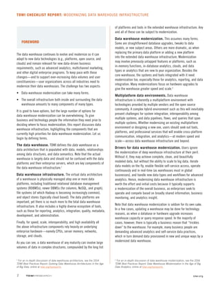 TDWI checklist 2018 - Data Warehouse Infrastructure | PDF | Cloud ...