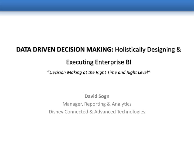 Business Intelligence - Architecture & Execution Done Right | PPTX | Databases | Computer ...